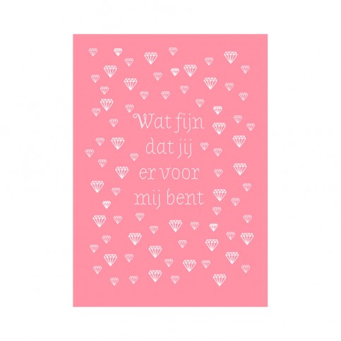 Wat fijn dat jij er voor me bent - complimentenkaart - Hip & Hot ...